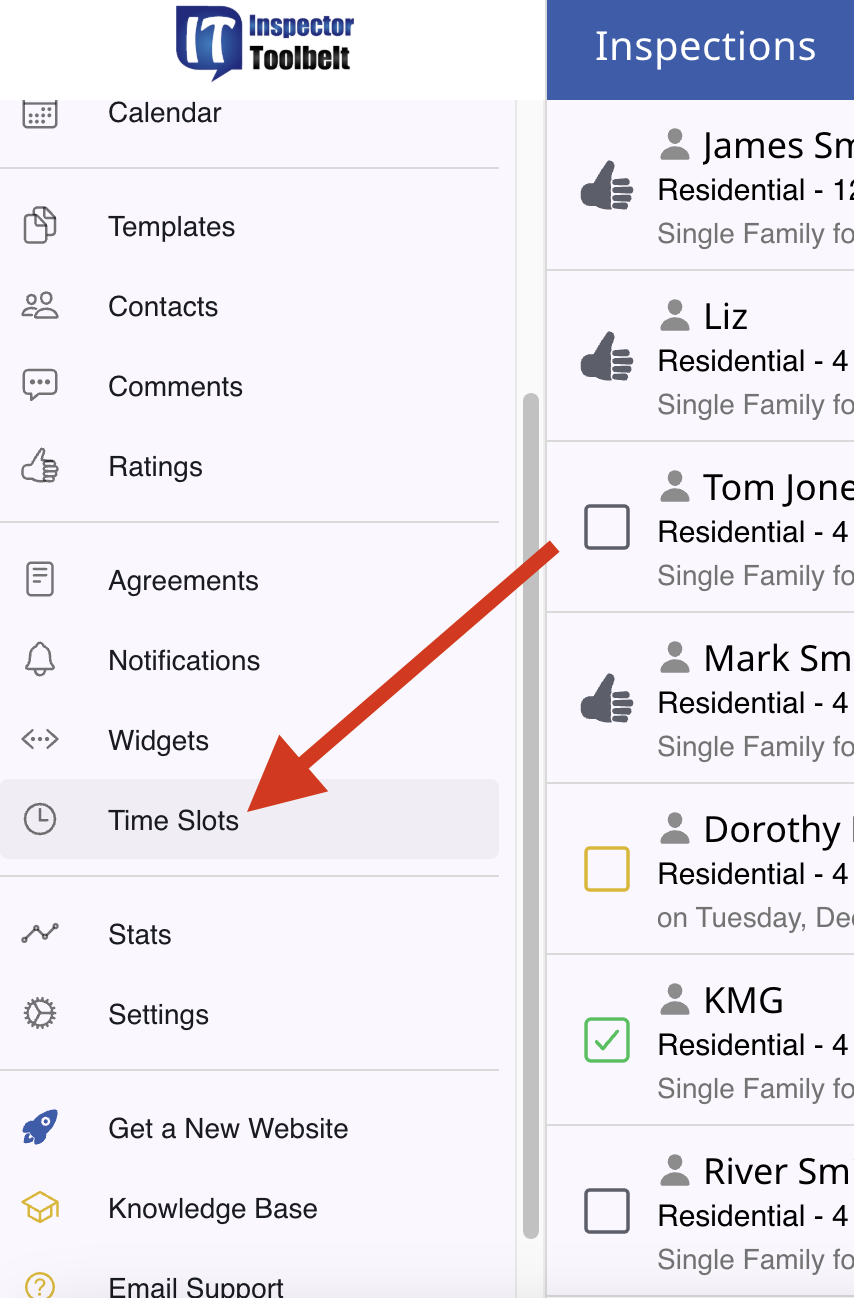 Setting Up Your Widget - Time Slots - & Scheduler - Inspector Toolbelt ...