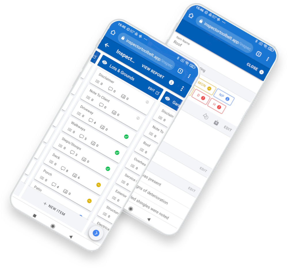 OUR NEW HOME INSPECTION APP - Inspector Toolbelt Home Inspection ...