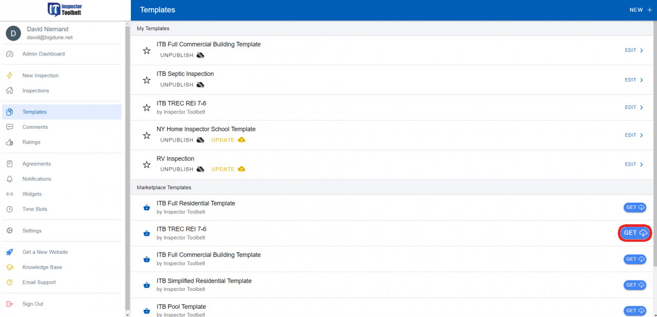 Using the TREC Template - Inspector Toolbelt Home Inspection Software App