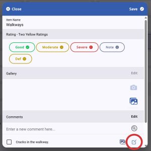 Sub-Items - Inspector Toolbelt Home Inspection Software App